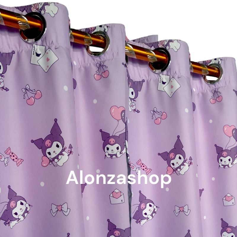 Kuromi CURTAINS. Lotso. Chinesemoroll.stitch | Shopee Philippines