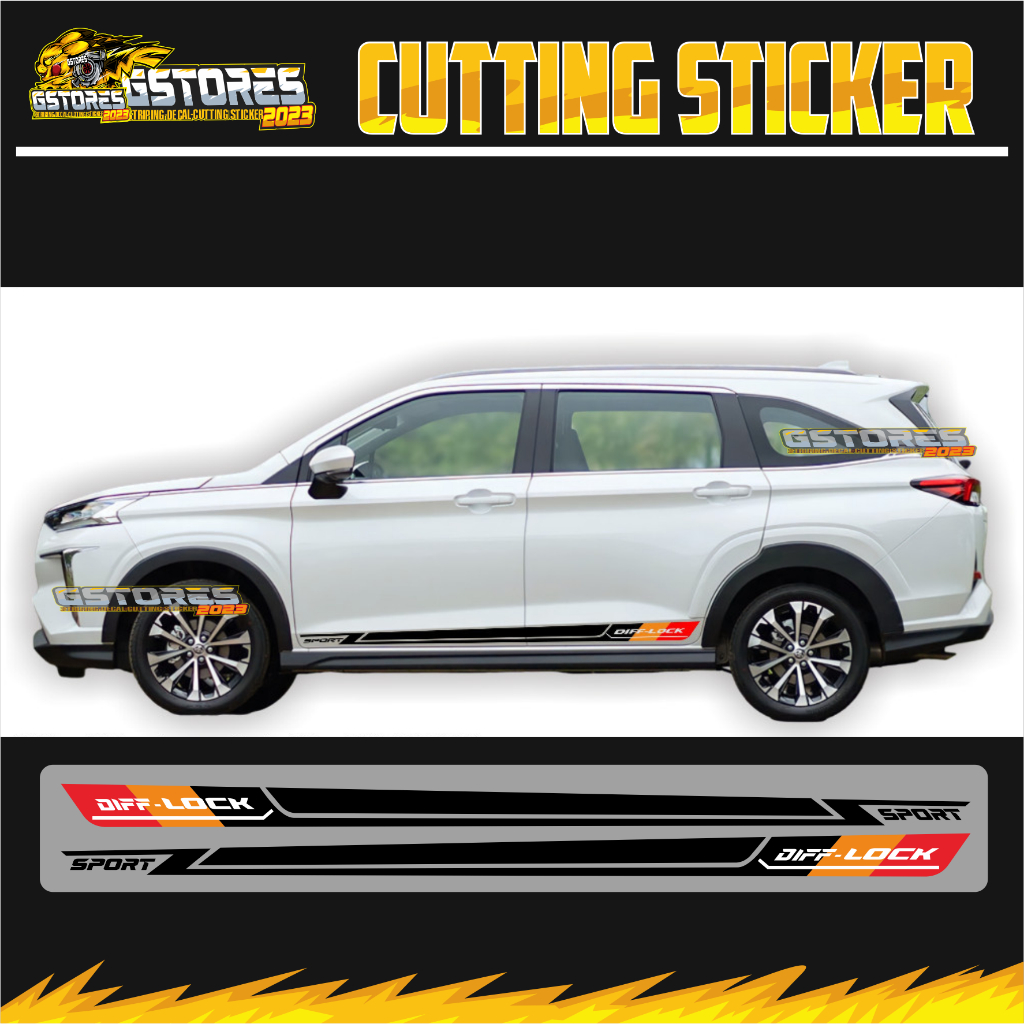 Sticker list body Side all new xenia 2022 2023 2024 Latest sticker ...