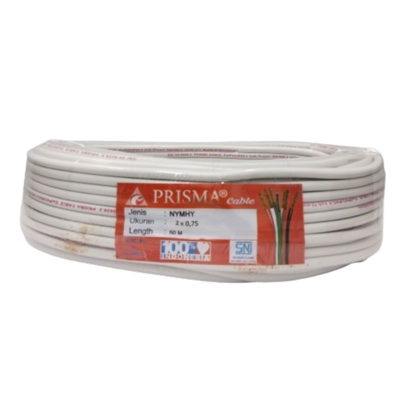 PUTIH Nymhy 2X0.75 PRISMA FIBER CABLE WHITE | Shopee Philippines