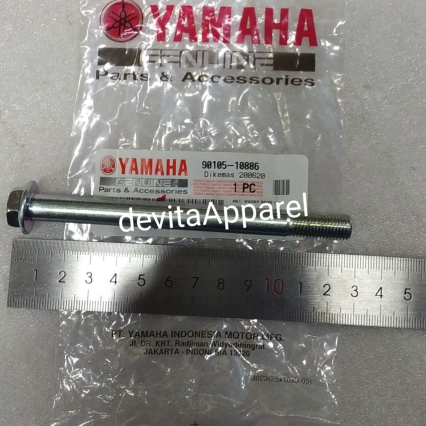 MESIN 13 CM Engine Block Bolt Yamaha R15 V2 V3, MT15, Vixion NVL NVA R ...