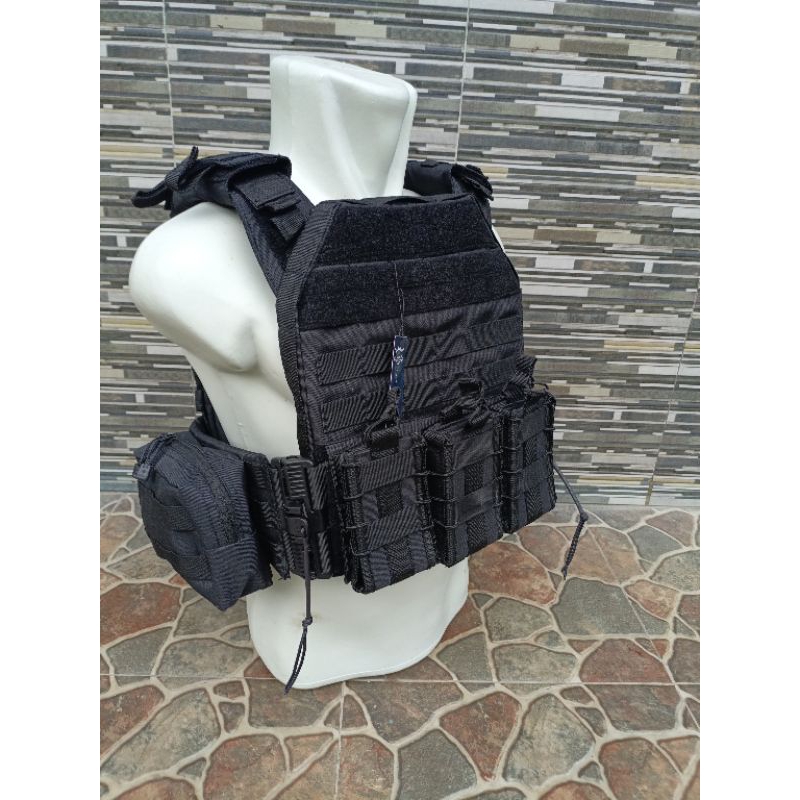 Body vest tactical black mamba/vest tactical black mamba | Shopee ...