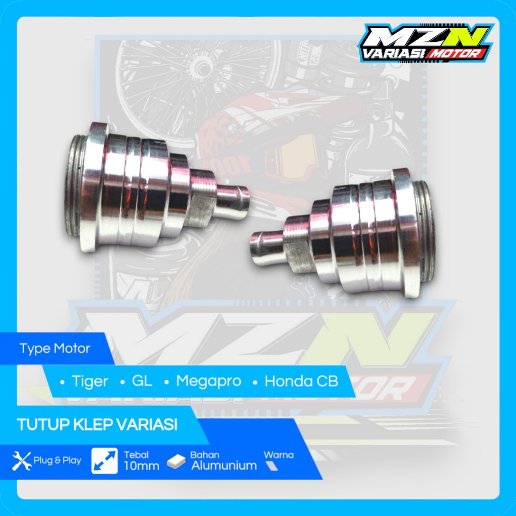 Tiger Valve Caps, Valve Caps, Variations, GL Valve Caps, Silver Chrome ...