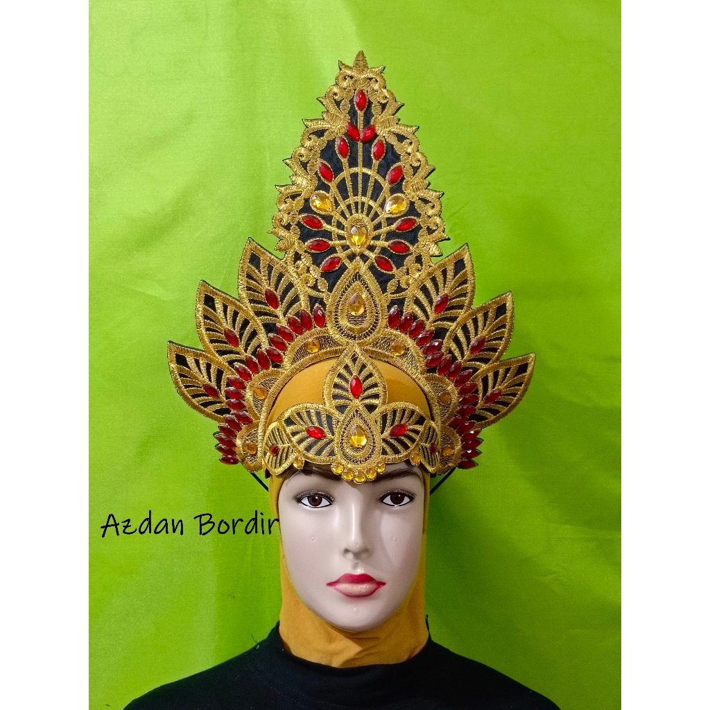 Accessories Embroidered Lace siger Crown Leaf Motif | Shopee Philippines