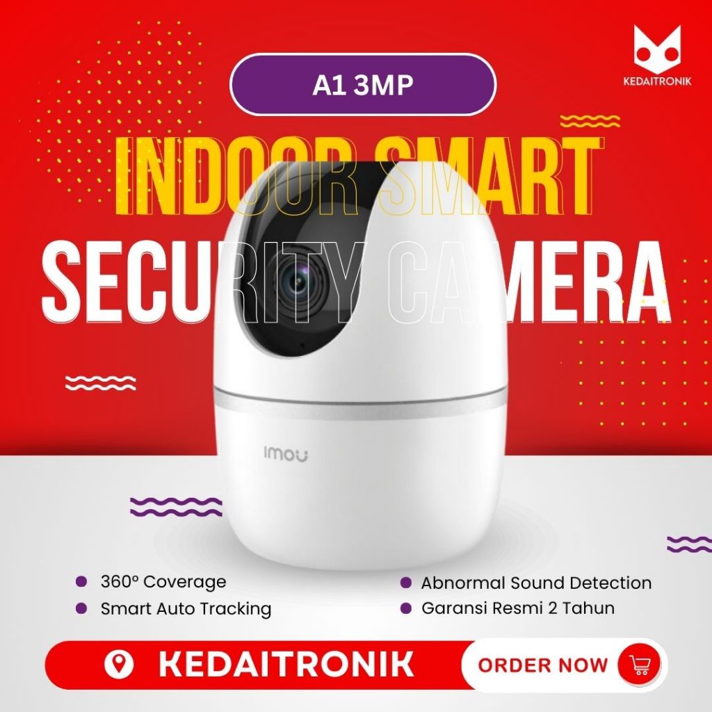 Imou CCTV Camera Ranger A1 3MP Smart Tracking 360 Coverage | Shopee ...