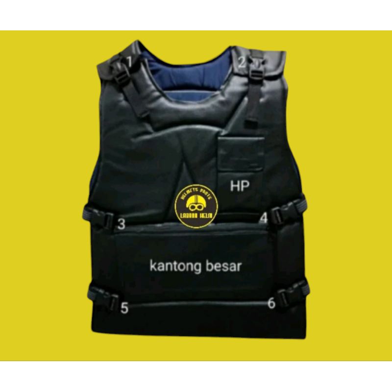 HITAM Hp VEST MOTORCYCLE VEST TOURING BIKER BODY PROTECTOR MOTORCYCLE ...