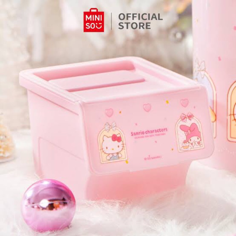 Miniso Sanrio Mini Family Storage Box with Front opening/Storage Box ...