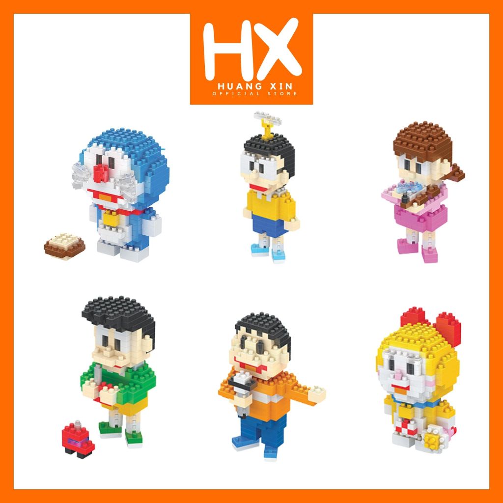 Hx Doraemon Brick Building Block Toys Puzzle Children's Toys Doraemon ...