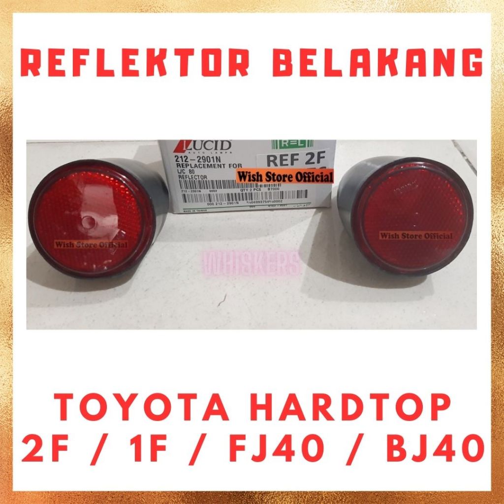 MATA Reflector Rear Rear Rear Cat Eye Bumper Lamp reflector Toyota ...