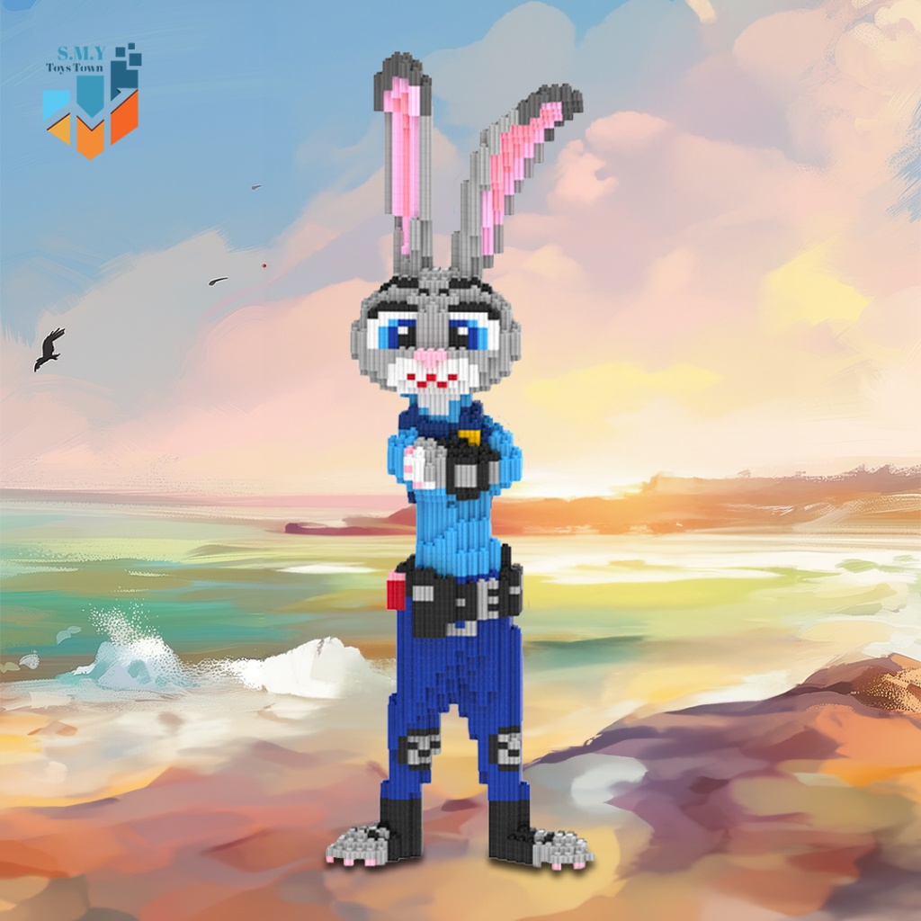 Smy Toystown Nano Blocks Zootopia Judy Hopps 3D Model, Stacking Block ...