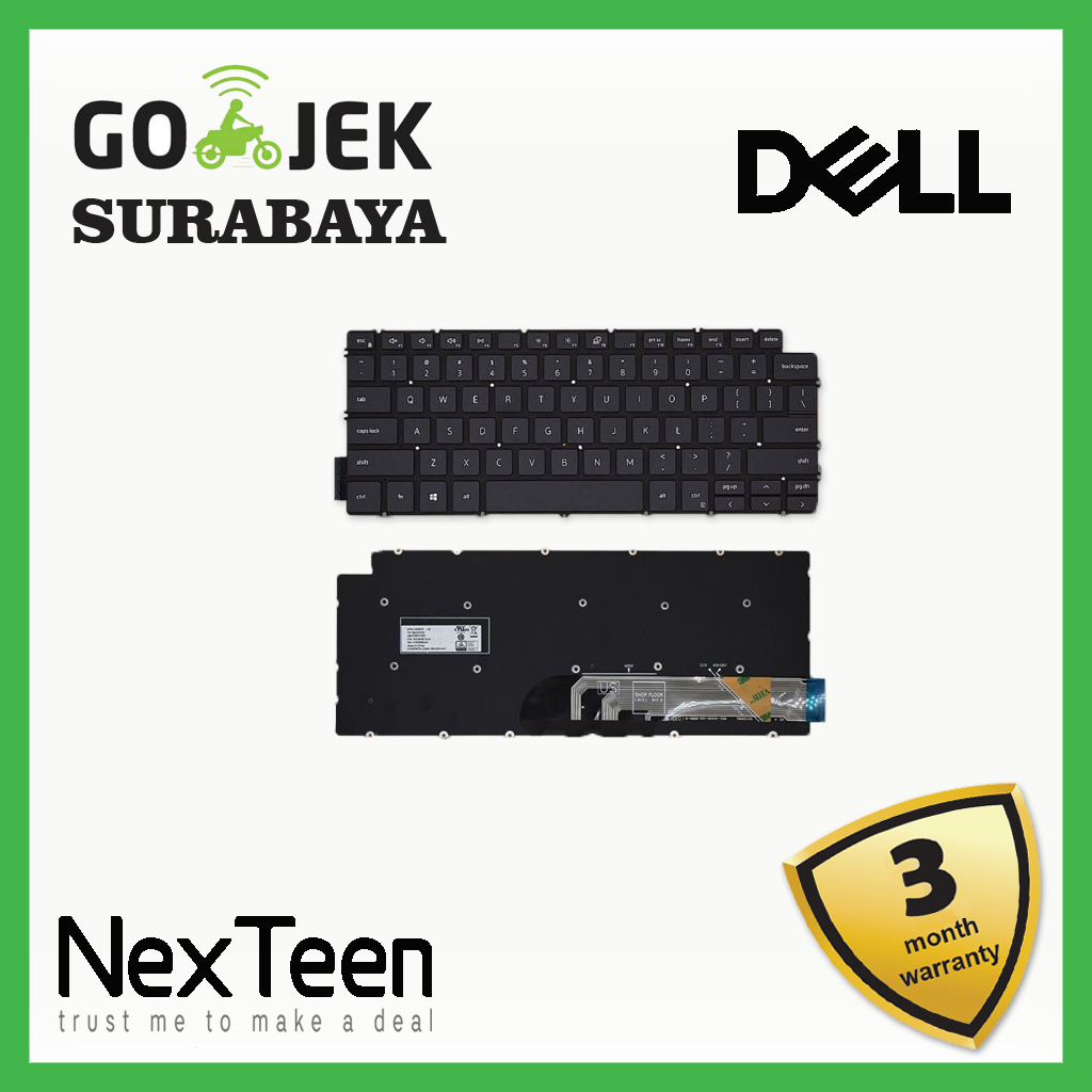Original Dell Inspiron Keyboard 14-5490 5494 5494 P42E P83F Latitude ...
