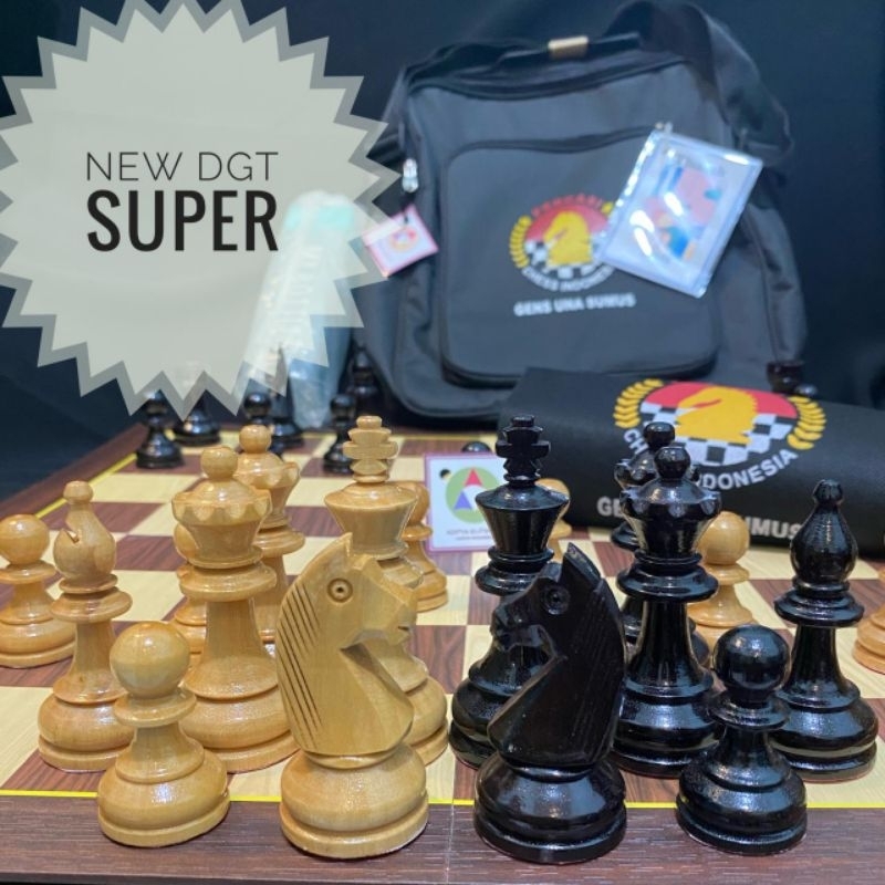 Wooden Chess Set PERCASI Standard NEW DGT SUPER plus | Shopee Philippines