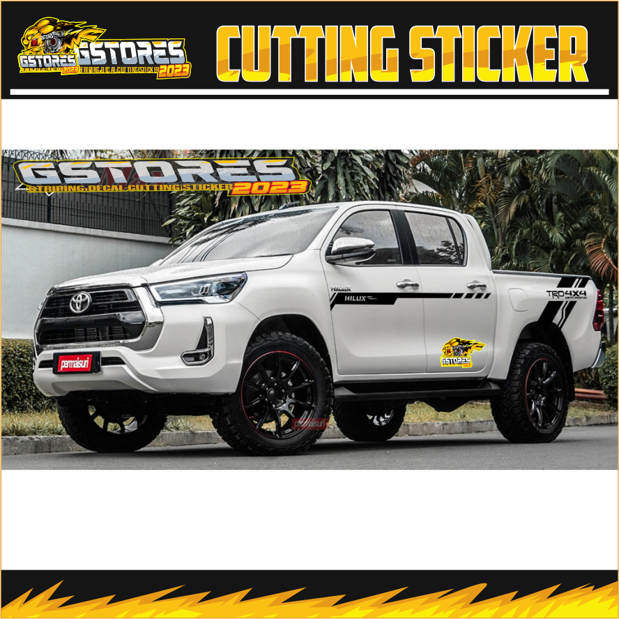 Toyota HILUX STICKER HILUX GSTORES SIDE BODY STICKER | Shopee Philippines
