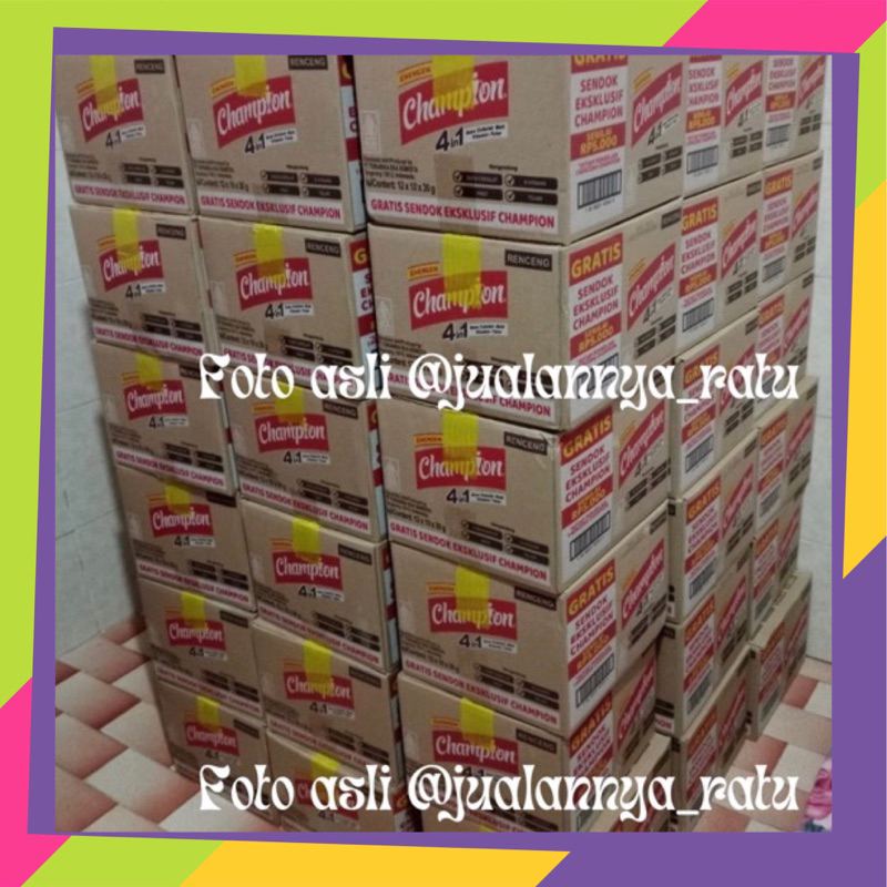 Energen CHAMPION 1 Box FREE 1 SACHET Every 1 | Shopee Philippines