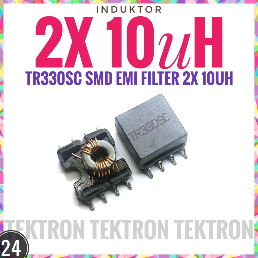 Inductor 10uH x2 TR330SC TR330 EMI FILTER TRANSFORMER TOROID FERIT ...