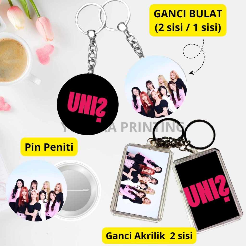 GANTUNGAN (GANCI) Unis KPOP Group Keychain - FREE PC RANDOM | Shopee ...