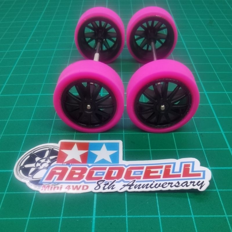 Tamiya Bmax lathe tires Side damper damper style Original tires ...