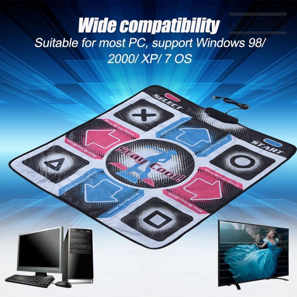 Ddr Dance Revolution Mat Carpet Anti Slip Dancing Pad Dance Game For PC ...