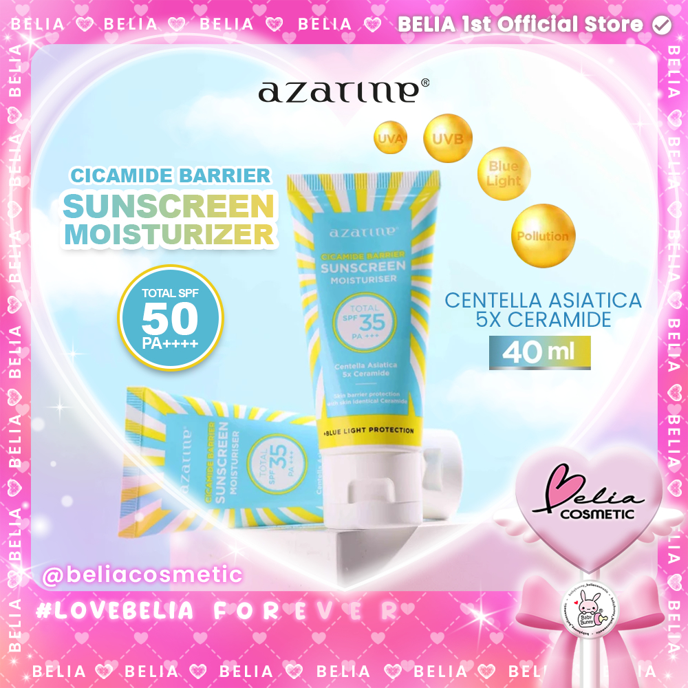 Belia AZARINE Cicamide Barrier Sunscreen Moisturizer SPF35 PA ...