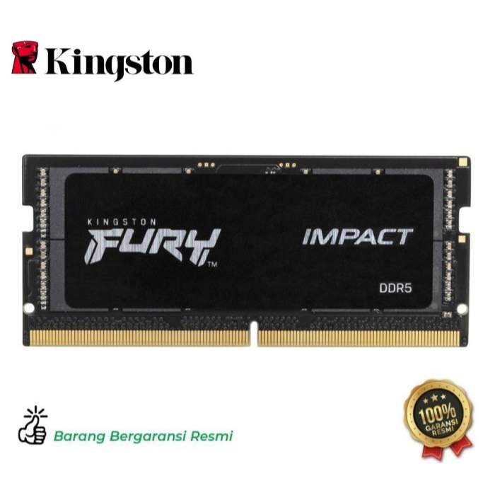KINGSTON FURY IMPACT SODIMM DDR5 16GB 1x16GB 4800MHz KF548S38IB-16 - Memory | Shopee Philippines