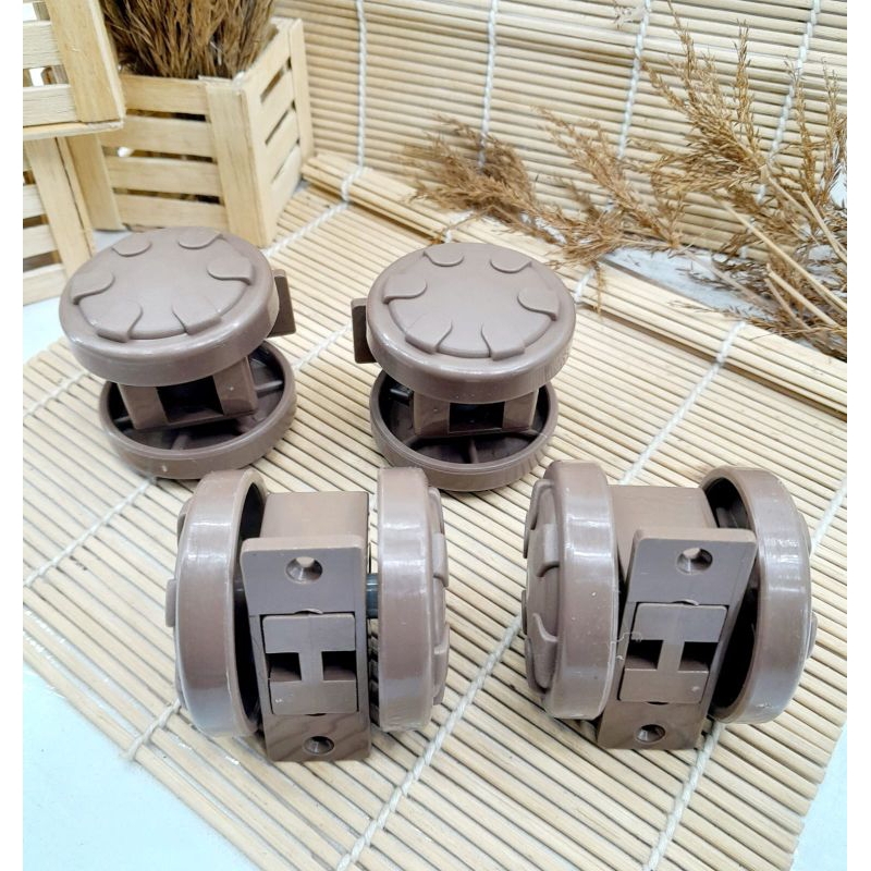 Plastic Shelf/ Trolley Wheels Contains 4pcs | Shopee Philippines