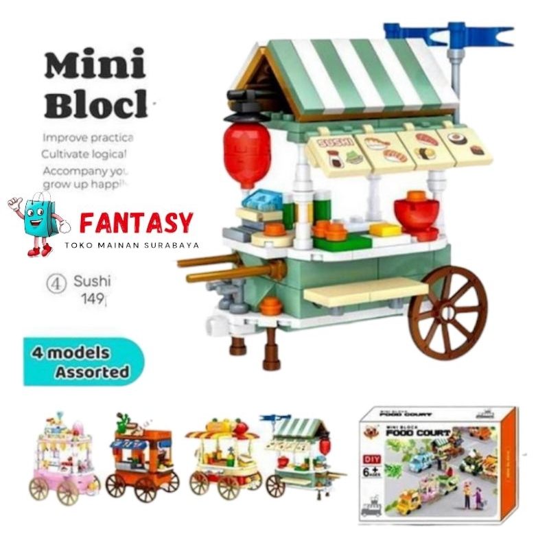 Mini BLOCK / SEMBO BLOCK / MINI FOOD COURT STORE BLOCK | Shopee Philippines