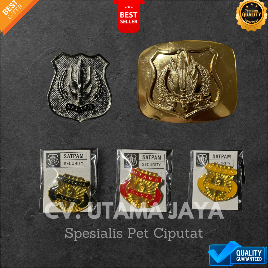 Security Guard Pin Security Equipment Authority Pin Badge Kopel gada ...