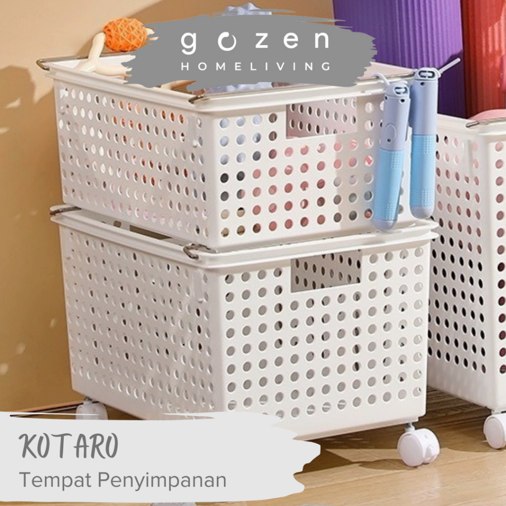 PERALATAN |Gozen| Kotaro Stackable Equipment Basket Box Stackable Large ...