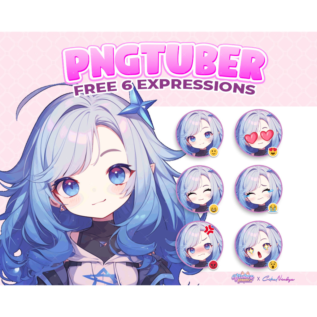 Create Your Live Streaming Content Liver with PNG Tuber, Cute Avatars ...