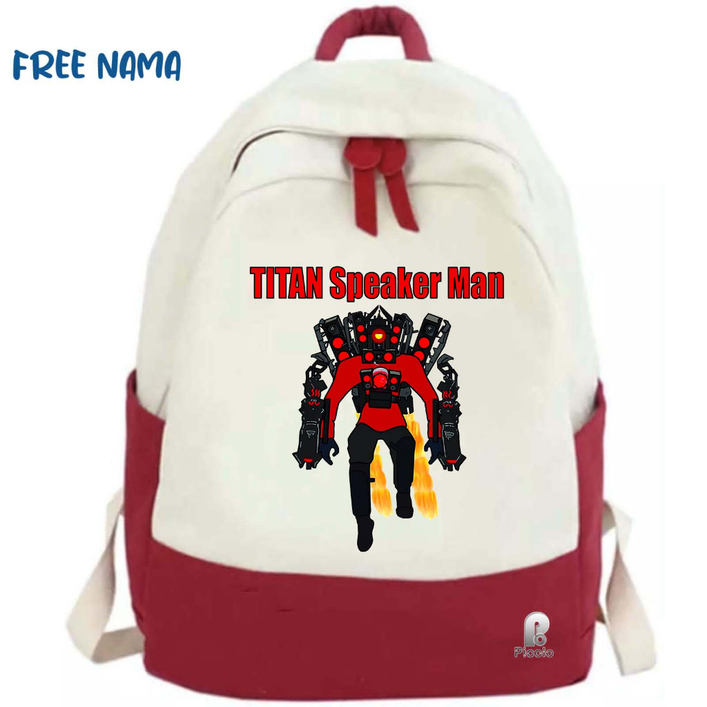 Titan SPEAKERMAN UNISEX Character Print School BACKPACK BACKPACK (FREE ...
