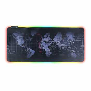 [HAJ] Taffgo Gaming Mouse Pad XL World Map + RGB LED 300 x 700 mm - GMS ...