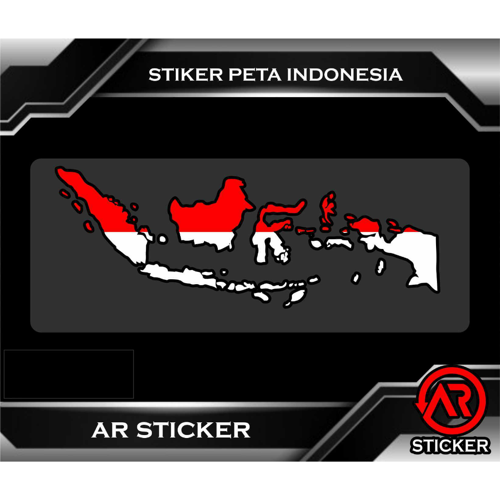 Indonesian Map Cutting Sticker | Shopee Philippines