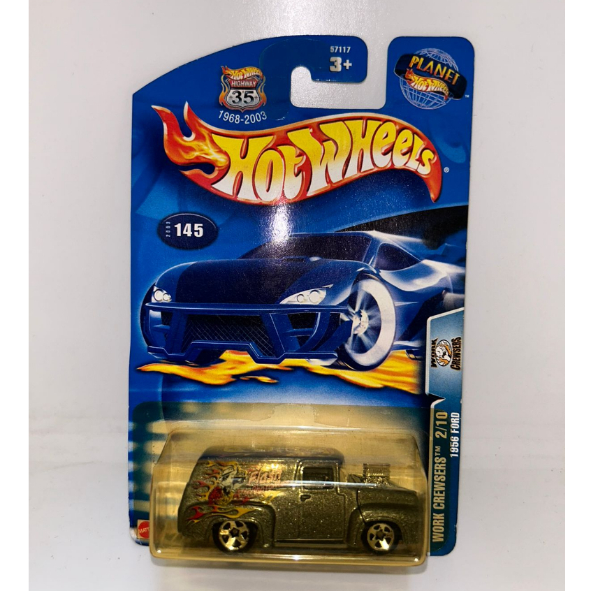 Hot Wheels Work Crewsers Diecast Car 1956 Ford | Shopee Philippines