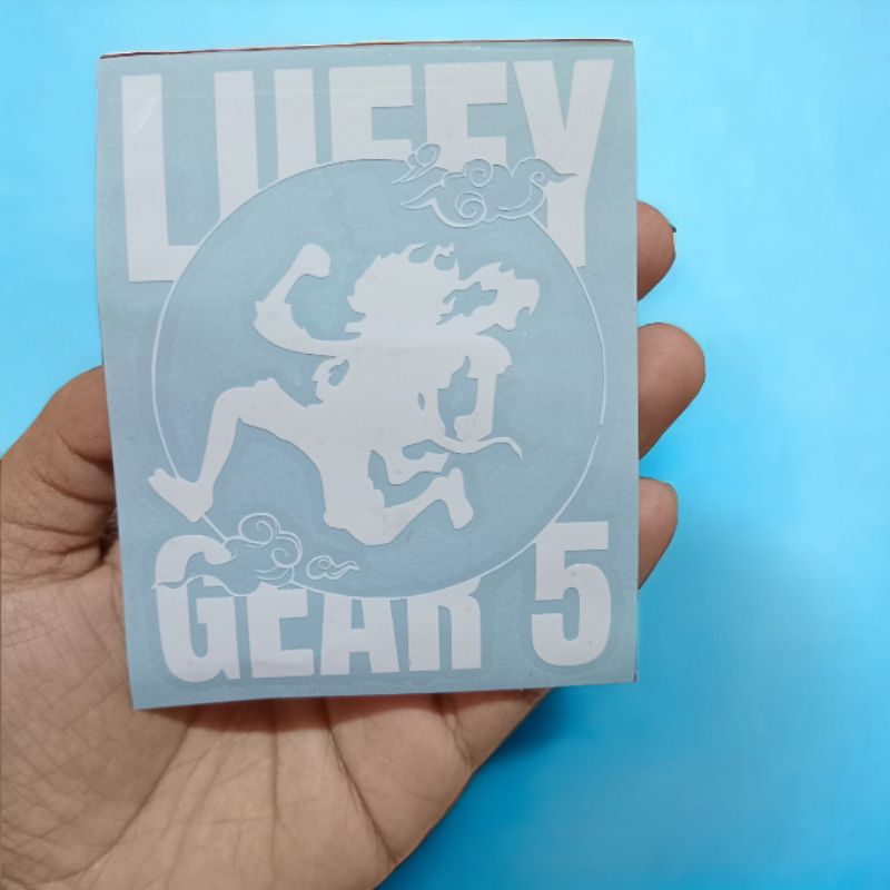 Cutting sticker luffy gear 5 one piece | Shopee Philippines