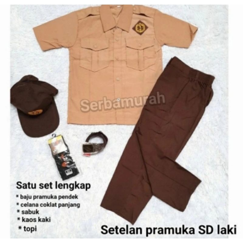 Boy's long short school uniform Scout suit for grades 1-6 elementary ...