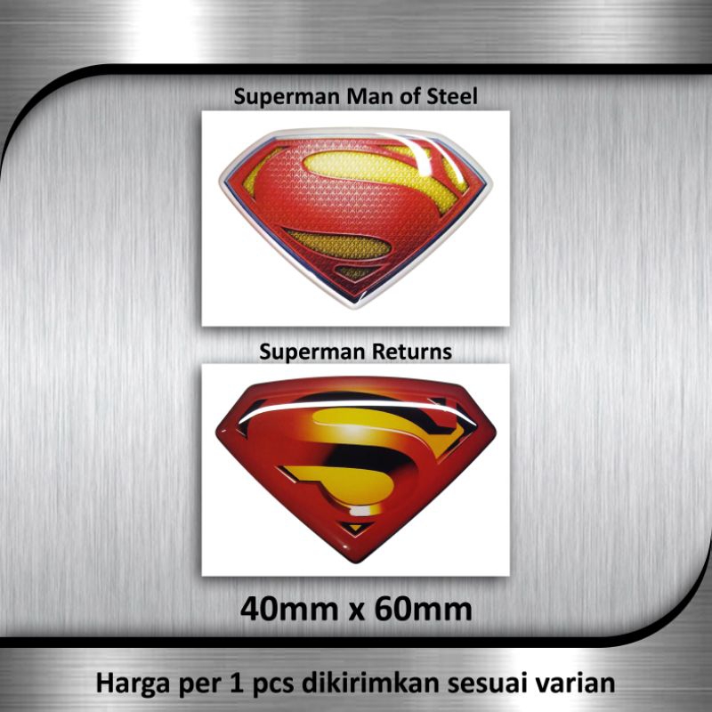 Embossed Superman Sticker | Shopee Philippines