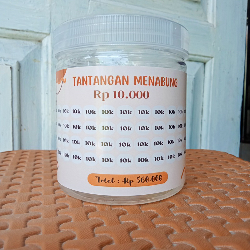 Jar saving challenge | Savings Challenge Sticker | Shopee Philippines