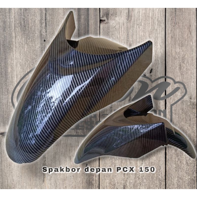 Front Fenderboard Fender carbon wtp Submersible carbon pcx 150 pcx 160 ...