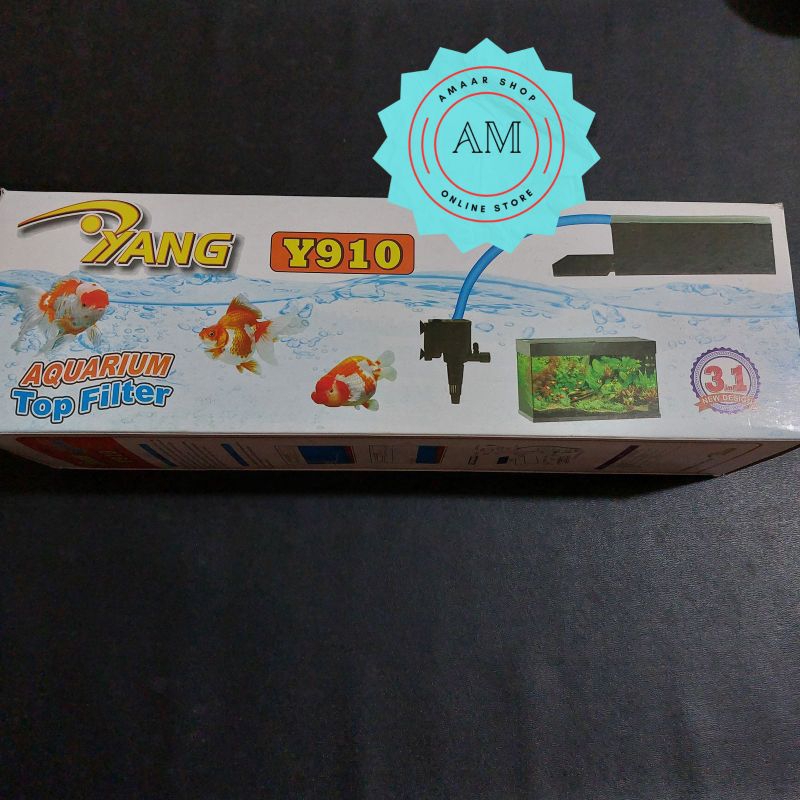 MESIN Yang Y-910S AQUARIUM Pump/Complete Engine AQUARIUM TOP FILTER ...