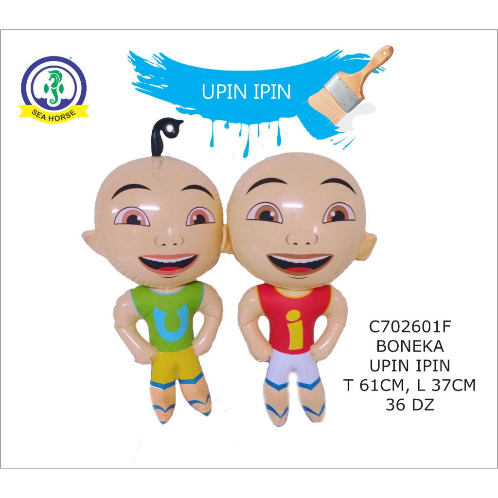 Upin Ipin Cartoon Character Inflatable Balloon Children's Toy, Premium ...