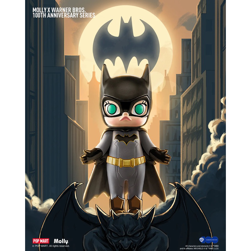 Popmart Molly Warner Brothers WB 100th Anniversary Blindbox - Batman ...