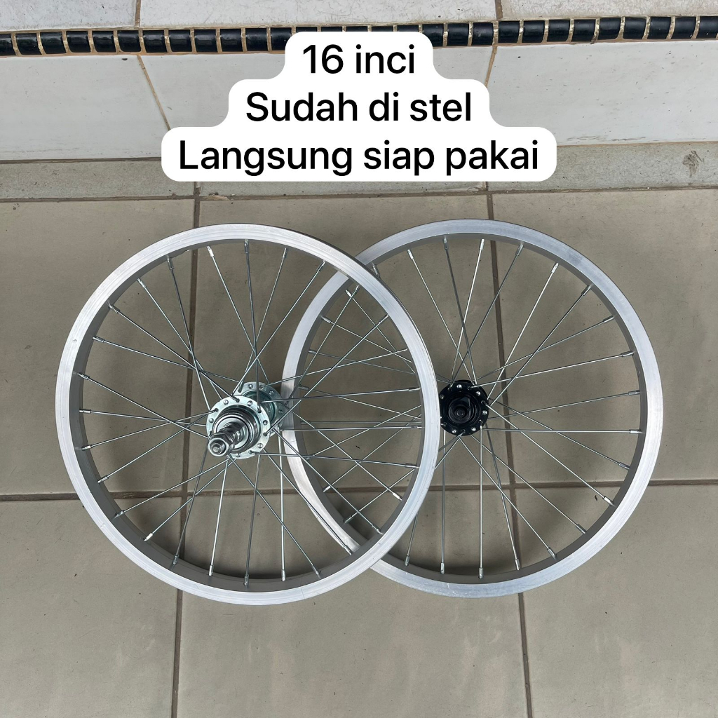 16 Inch BMX Alloy Rims Bicycle Rims Wheelset | Shopee Philippines