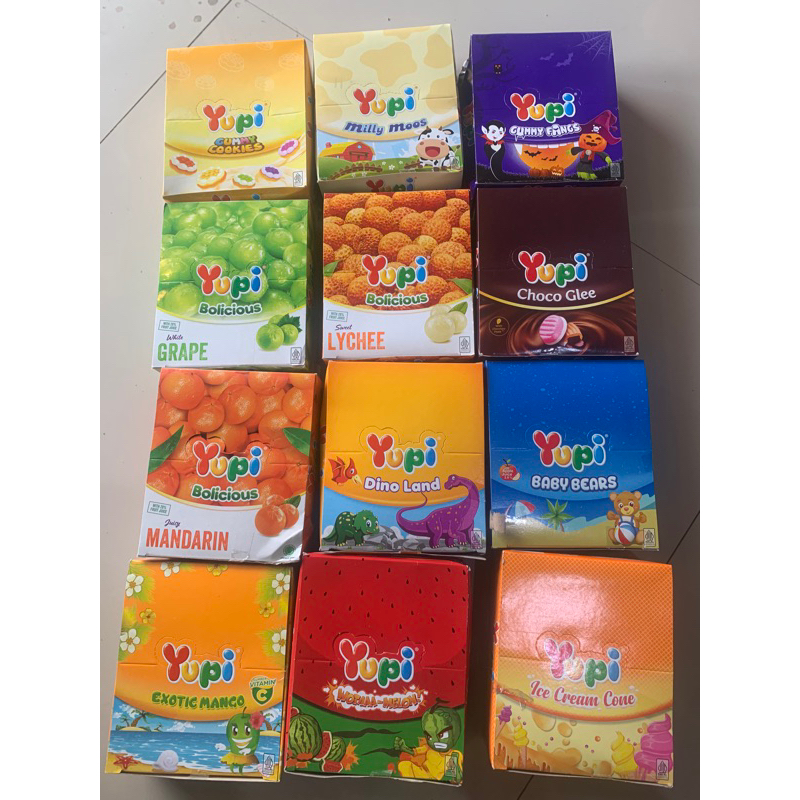 Yupi ALL Variant 1BOX 24pcs | Shopee Philippines