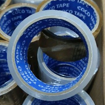 Coco PREMIUM TAPE 2 INCH (45mm) super Clear/Chocolate Duct TAPE ...