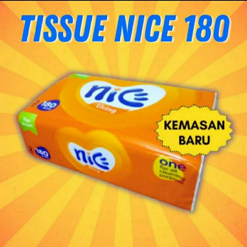 Nice Tissue 180 sheets 2play (3 packs) | Shopee Philippines
