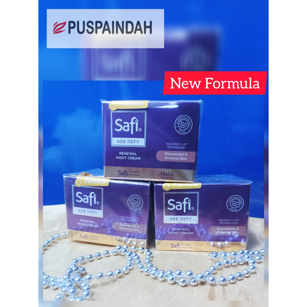 Safi AGE DEFY RENEWAL NIGHT CREAM 40g (New Formula) | Shopee Philippines