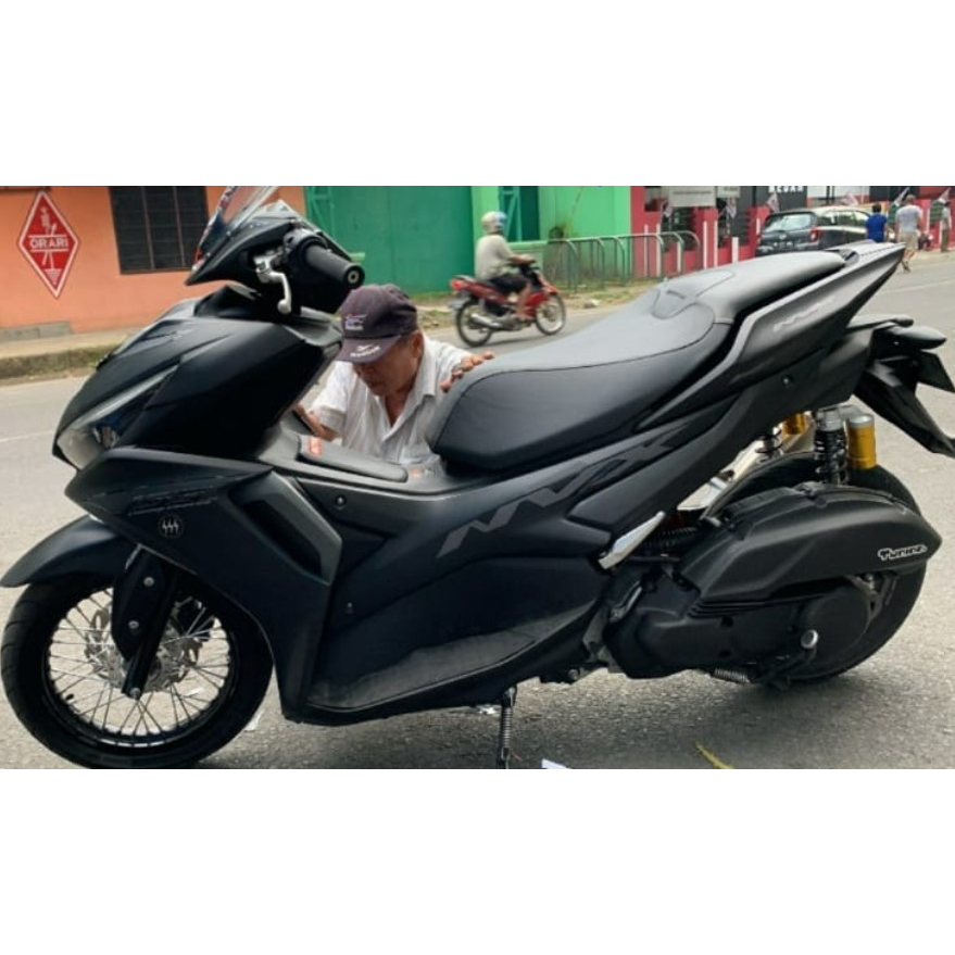 AEROX NEW 155 ALL CONNECTED NVX VVA GRAY BLACK TRANSPARENT STRIPING ...