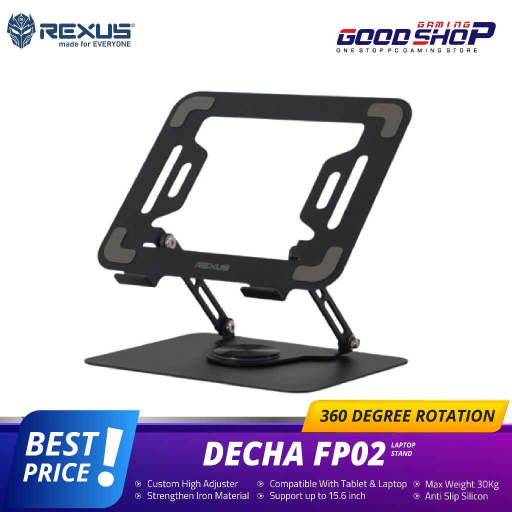 Rexus Laptop Stand Decha FP02 / FP-02 | Shopee Philippines