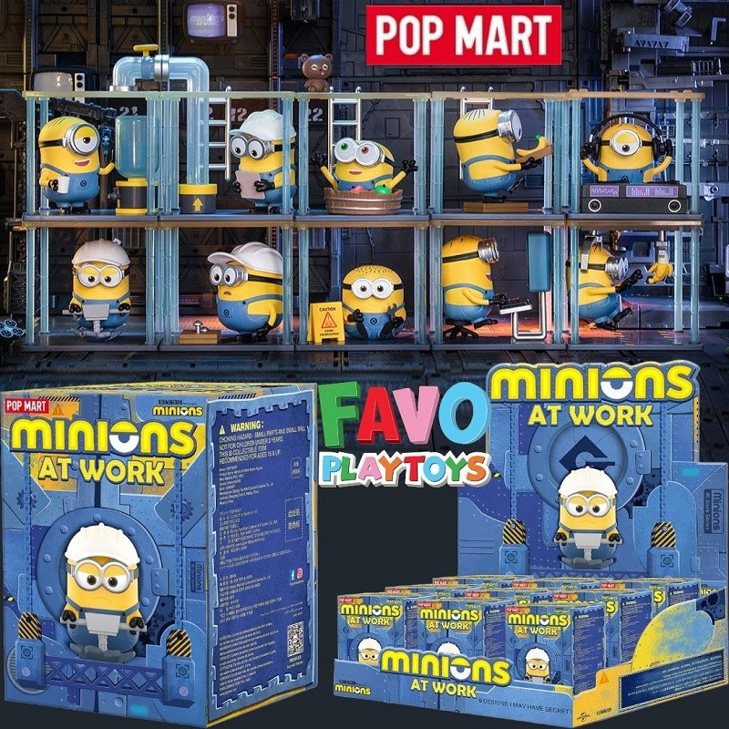 Pop MART Minions at Work Series Blind Box Figure | Shopee Philippines
