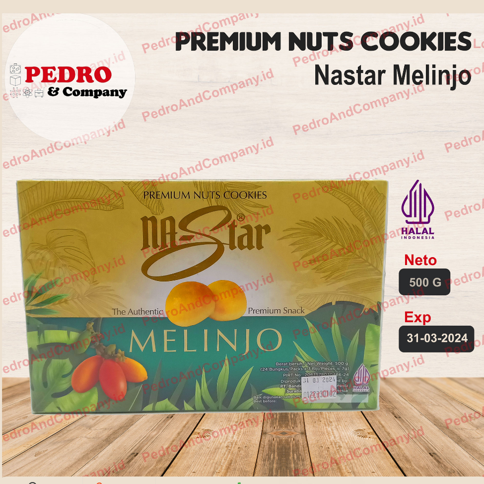 Nastar MELINJO premium nuts cookies 500 grams premium snack | Shopee ...