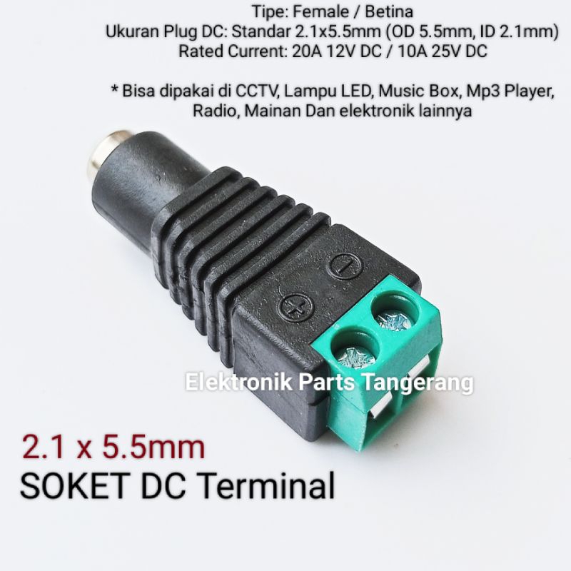 TERMINAL DC SOCKET 2.1 | Shopee Philippines